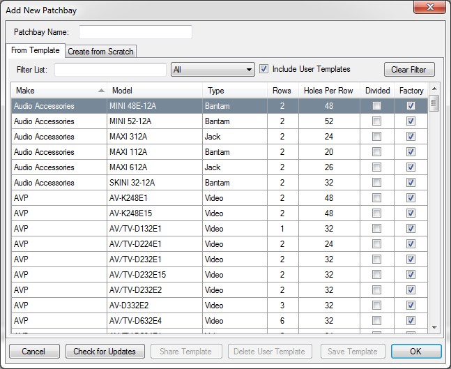 PatchCAD Patchbay Design and Labelling Software